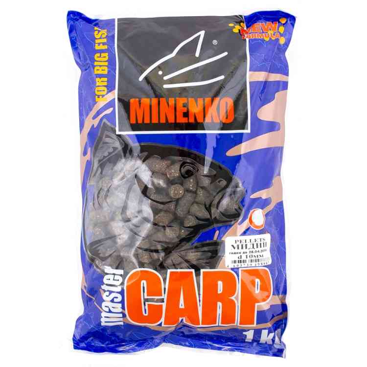 Пеллетс MINENKO Master Carp Мидии 10мм - интернет-магазин «MINENKO»