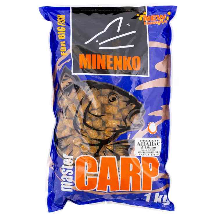 Пеллетс MINENKO Master Carp Ананас 10мм купить в рыболовном интернет-магазине «MINENKO»