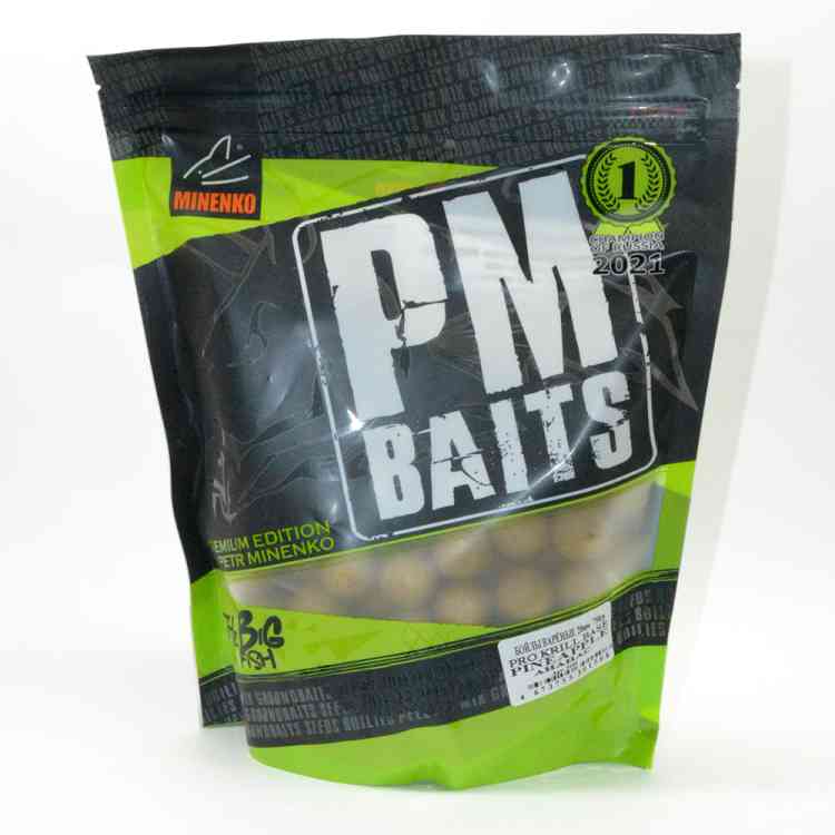 Бойлы варёные MINENKO (Ананас) PRO KRILL PINEAPPLE 20мм (Zip-lock) - интернет-магазин «MINENKO»