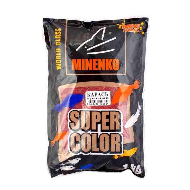 Прикормка MINENKO Super Color Карась Красный купить в рыболовном ...
