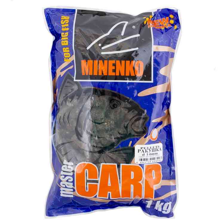 Пеллетс MINENKO Master Carp Ракушка 14мм купить в рыболовном интернет-магазине «MINENKO»