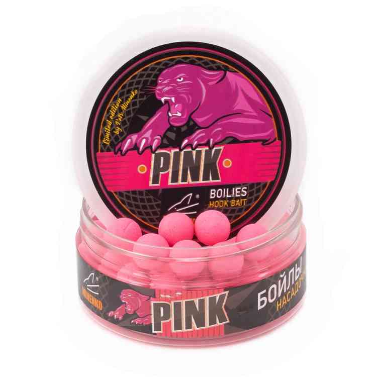 Бойлы MINENKO WAFTERS STRAWBERRY (PINK) 14мм - интернет-магазин «MINENKO»