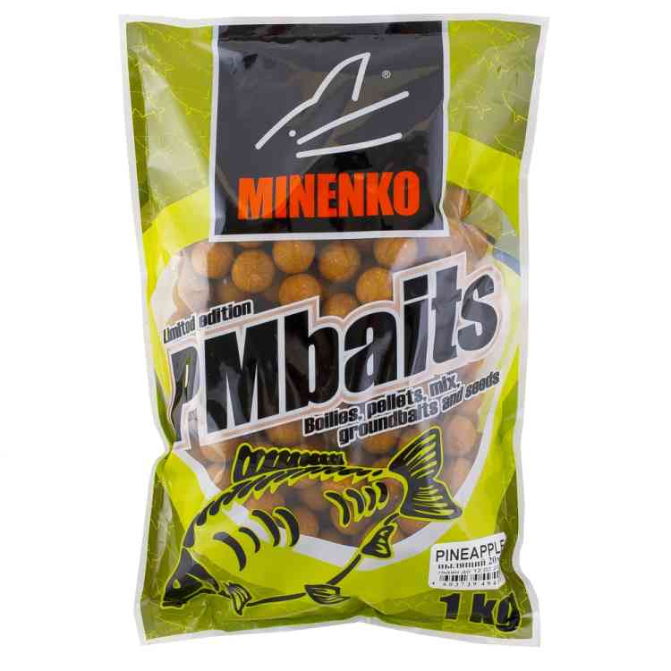 Бойлы пылящие MINENKO Pineapple 24мм (1кг) - интернет-магазин «MINENKO»