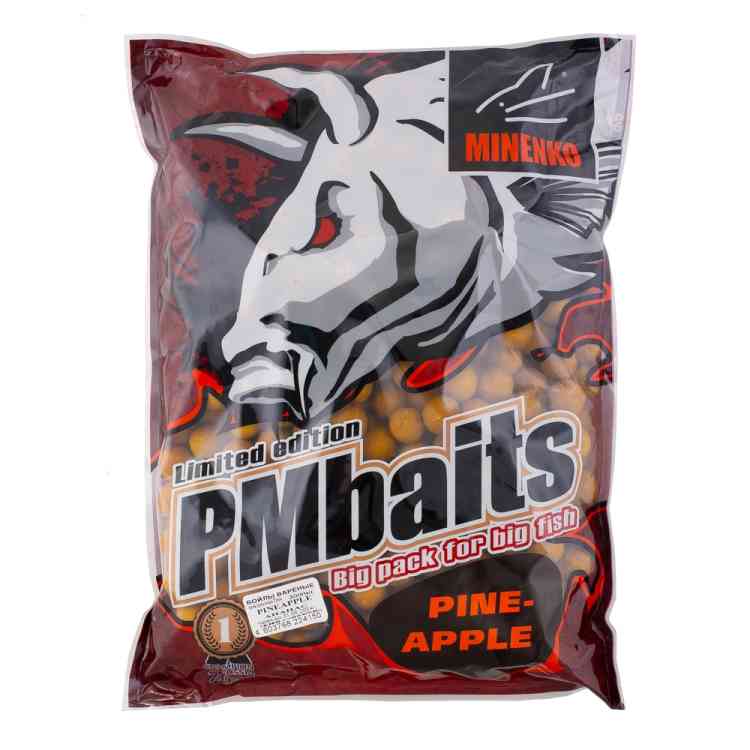 Бойлы варёные MINENKO Pineapple 20мм (3кг) - интернет-магазин «MINENKO»