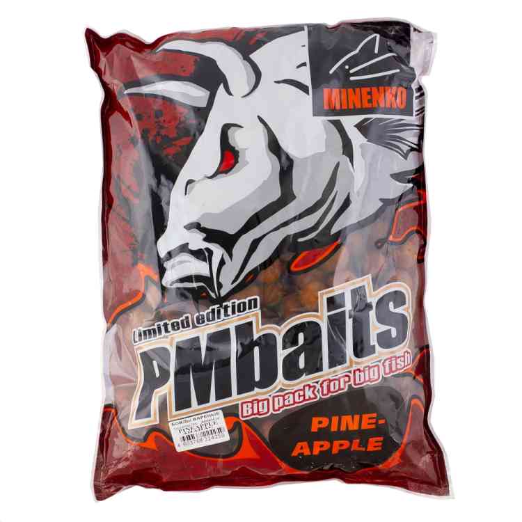 Бойлы варёные MINENKO Pineapple 24мм (3кг) - интернет-магазин «MINENKO»