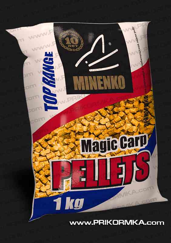 Пеллетс MINENKO Special Carp Карамель 14мм купить в рыболовном интернет-магазине «MINENKO»
