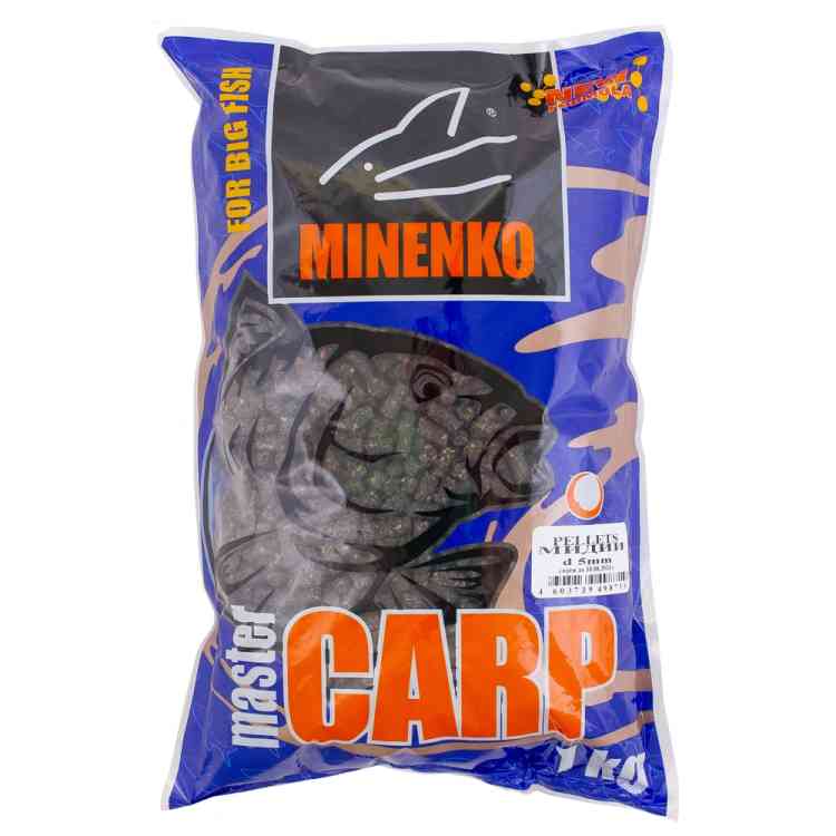 Пеллетс MINENKO Master Carp Мидии 5мм - интернет-магазин «MINENKO»