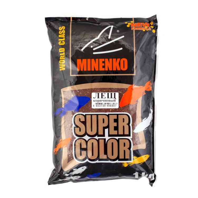 Прикормка MINENKO Super Color Лещ Коричневый купить в рыболовном интернет-магазине «MINENKO»