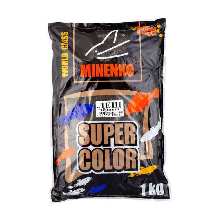 Прикормка MINENKO Super Color Лещ Чёрный купить в рыболовном интернет-магазине «MINENKO»