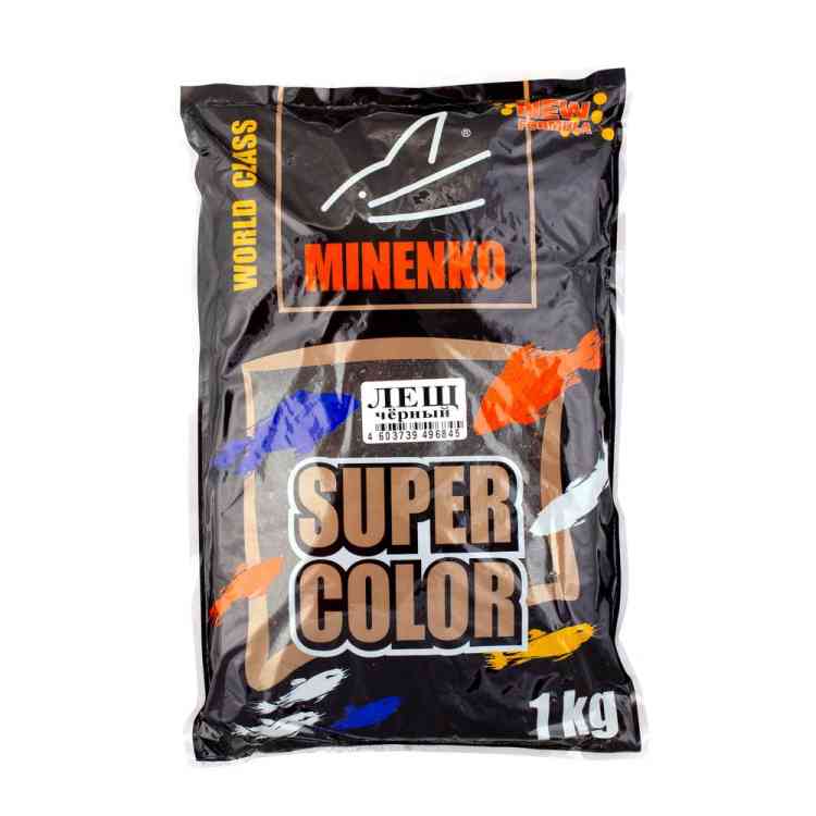 Прикормка MINENKO Super Color Лещ Чёрный купить в рыболовном интернет-магазине «MINENKO»