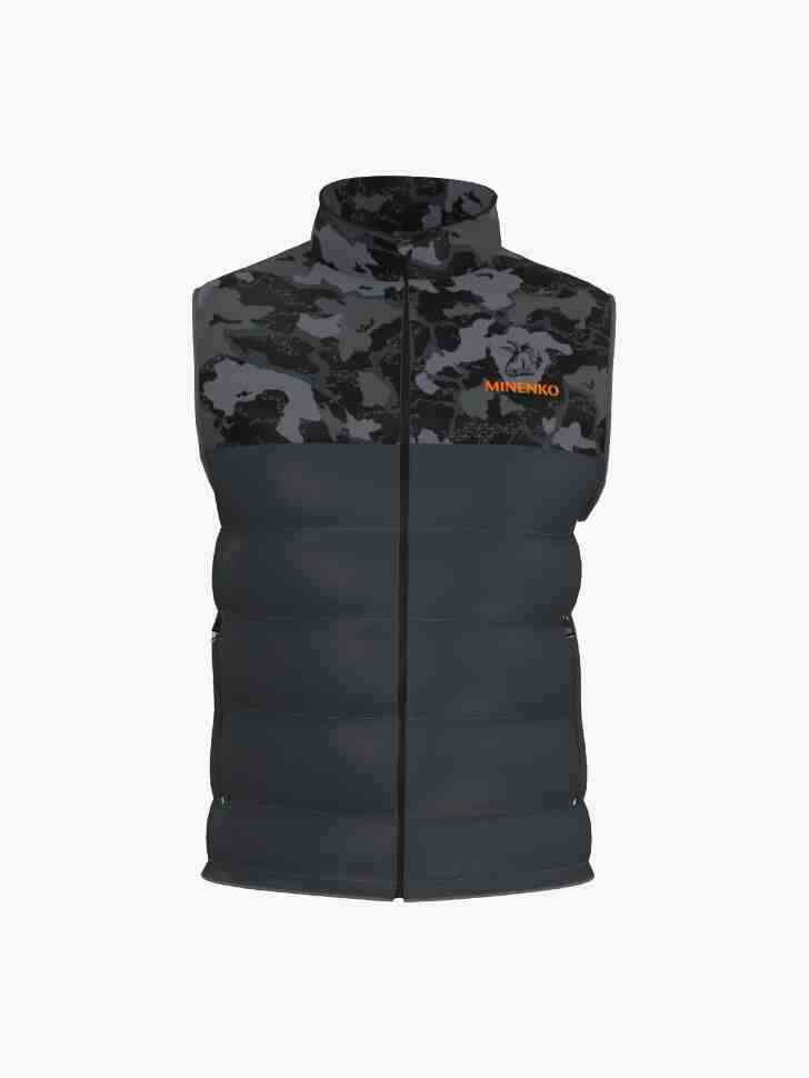 Безрукавка MINENKO Graphite Black Camou (XL) - интернет-магазин «MINENKO»